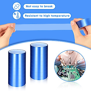 Jeyiour Heat Resistant Gloves and Sublimation Heat Tape, 9 Rolls High Temperature Tape with 1 Pair Gloves for Sublimation Silicone Bump, 10 Piece Set