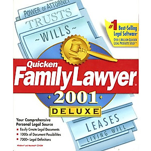 Quicken Family Lawyer 2001 Deluxe