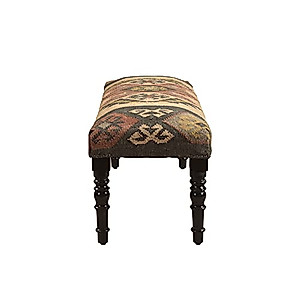 LR Home Southwestern Indoor Bench, 3'11" X 1'4", Multi