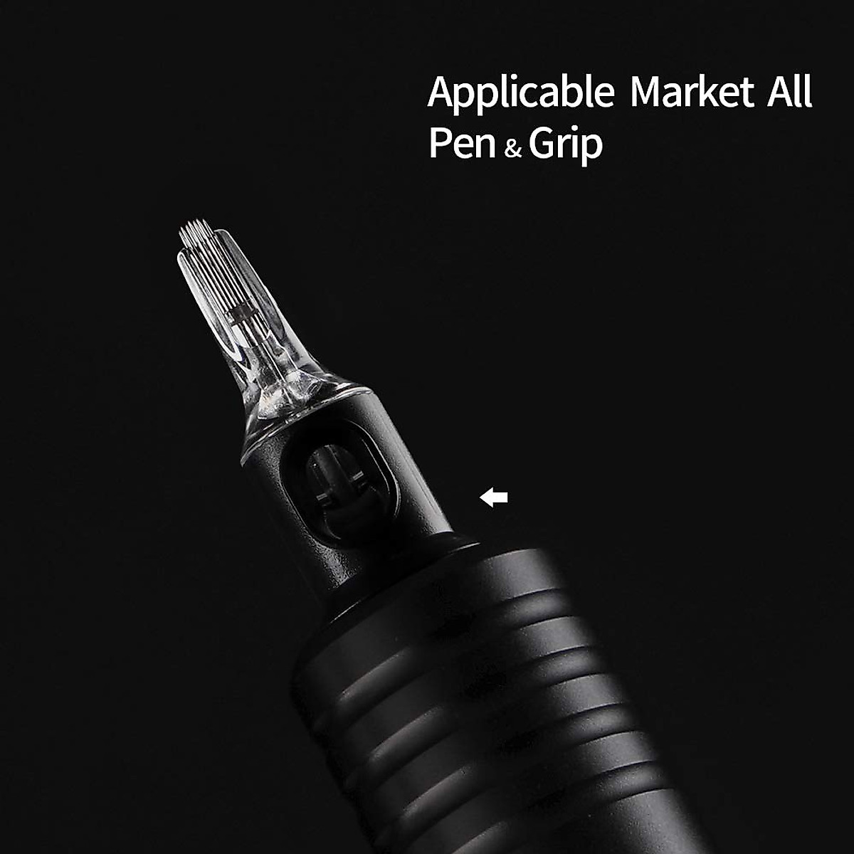 STIGMA #10(3RL) Bugpin Disposable Tattoo Needle Cartridges with Membrane Safety Cartridges for Tattoo Artists Round Liner 20Pcs Standard Pack EN05-20-1003RL