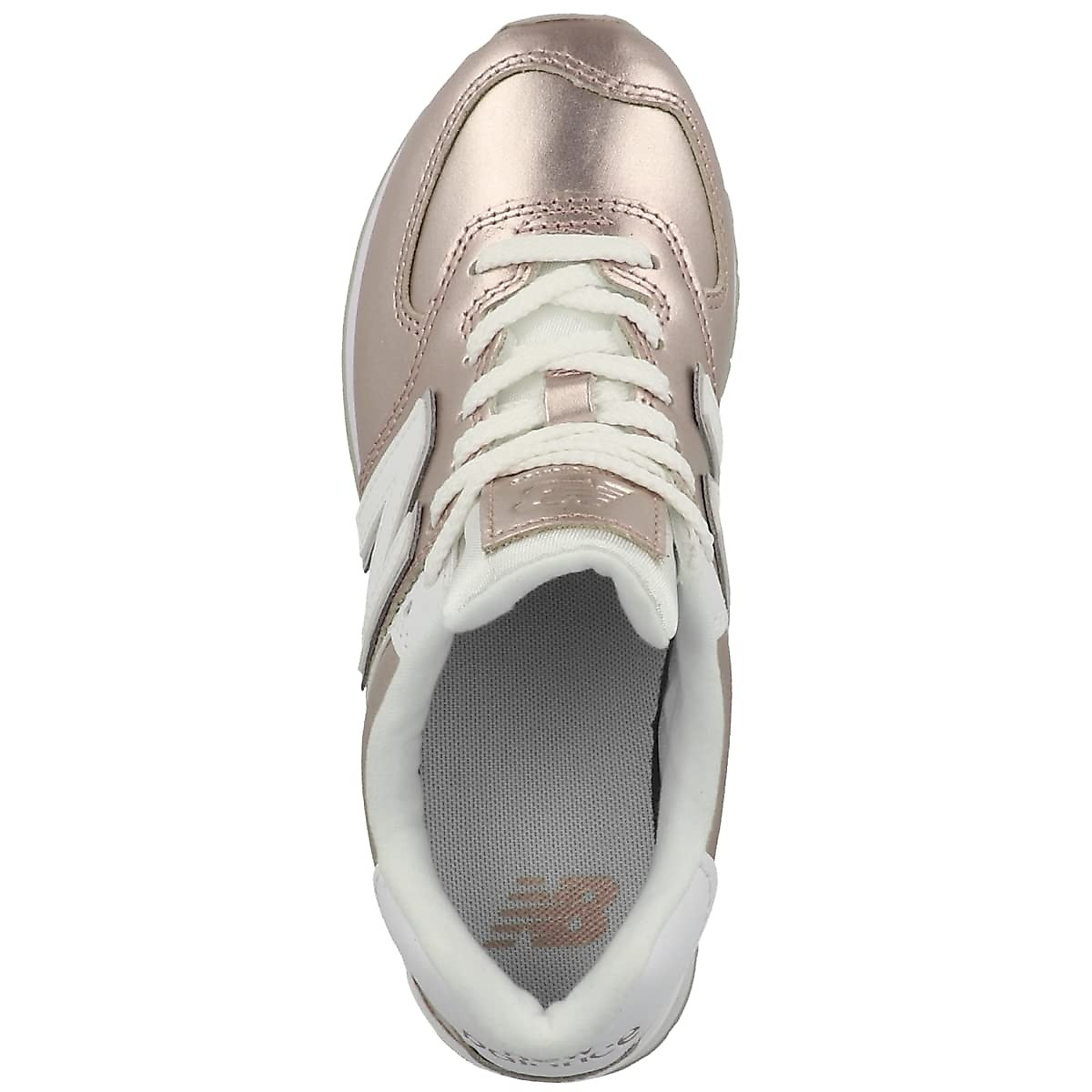 New Balance Women's 574 V2 Liquid Glow Sneaker, Rose Gold/White, 6