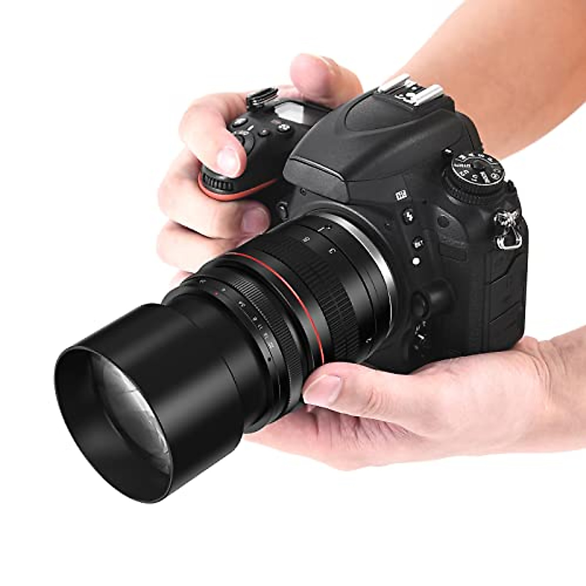 Lightdow 135mm f/2.8 FE UMC Full Frame Telephoto Lens for Canon Rebel EOS 80D 77D 70D 60D 50D 7D 6D 5D 5DS 1DS T7i T7s T7 T6s T6i T6 T5i T5 T4i SL2 and SL1 Digital SLR Cameras Black