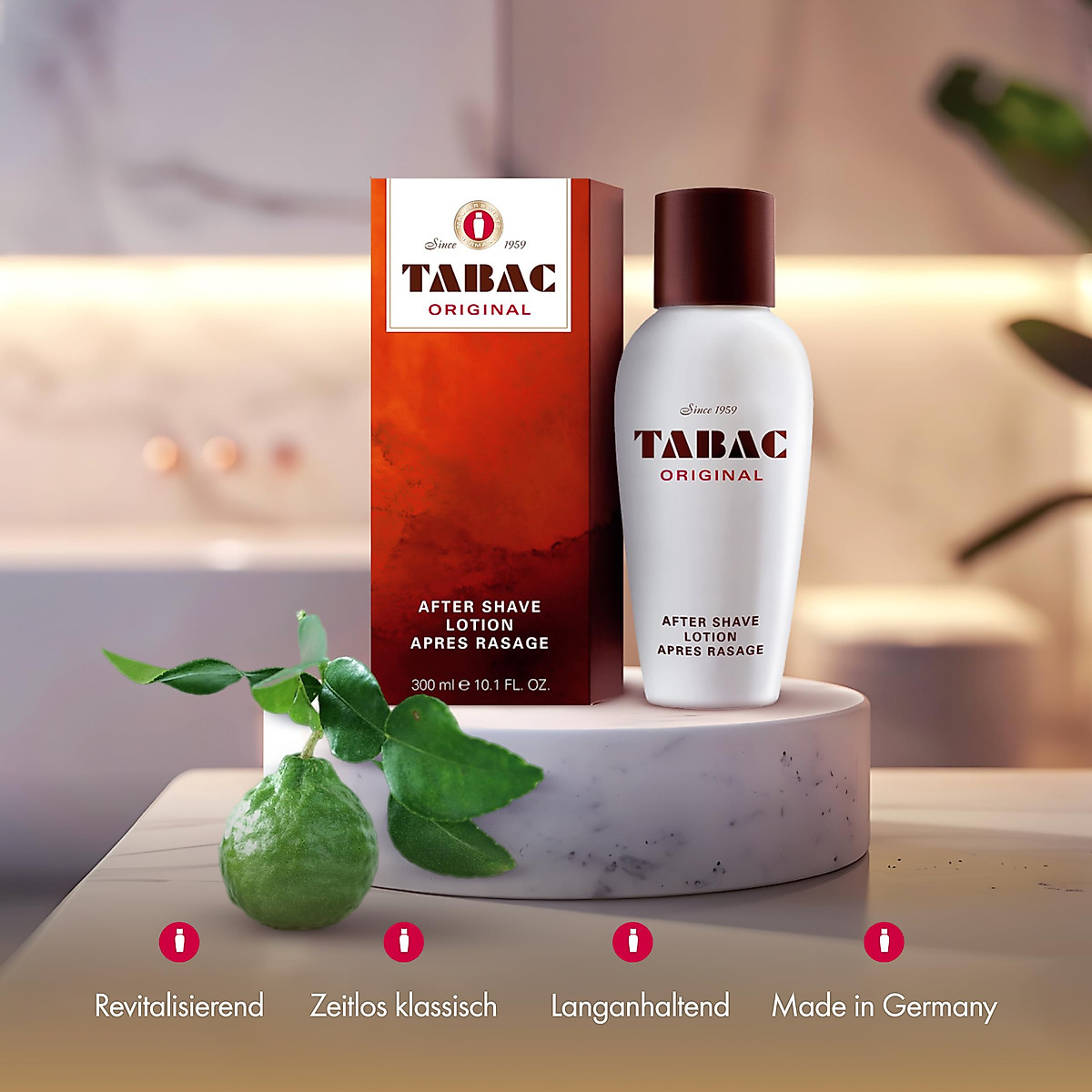 Tabac by Maurer & Wirtz for Men After Shave 10.1 oz