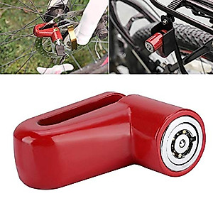 Brake Lock, Convenient Disc Lock, for Motorcycle Bike(red)