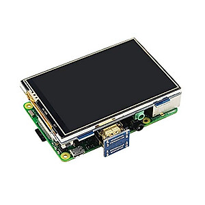 DIGISHUO 3.5 Inch HDMI LCD Screen for Raspberry Pi 4B 3B 2B | Display 480x320 Screen | with Dedicated Transparent Case |HDMI| Pen | Disc