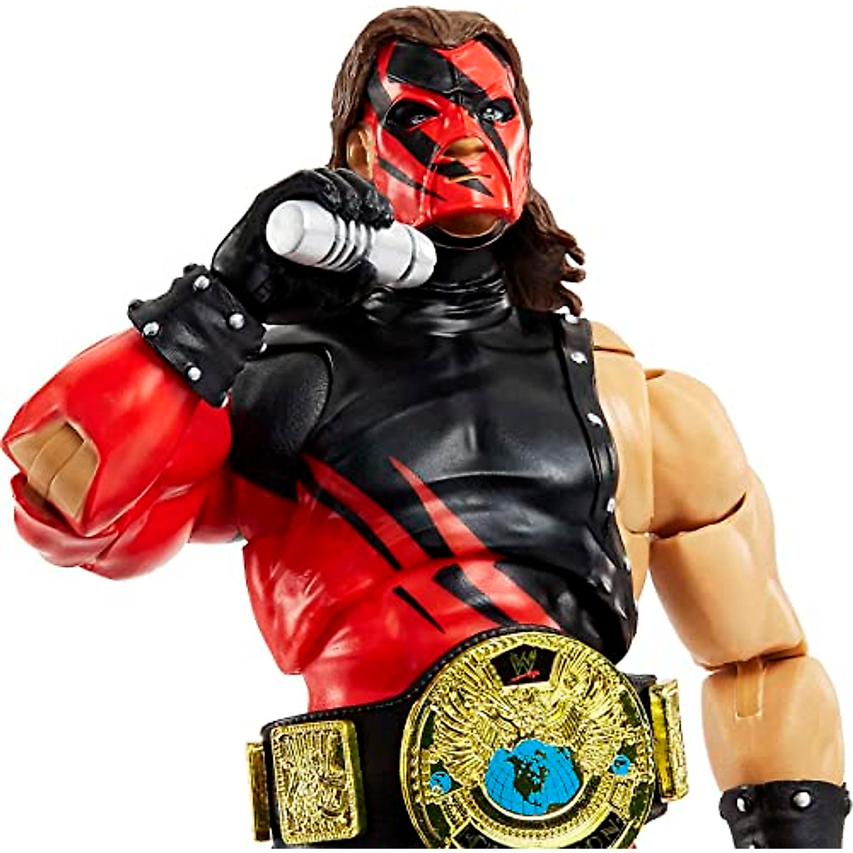 Mattel Ultimate Edition Kane Action Figure, 6-inch Collectible with Interchangeable Head, Swappable Hands & Entrance Cape for Ages 8 Years Old & Up