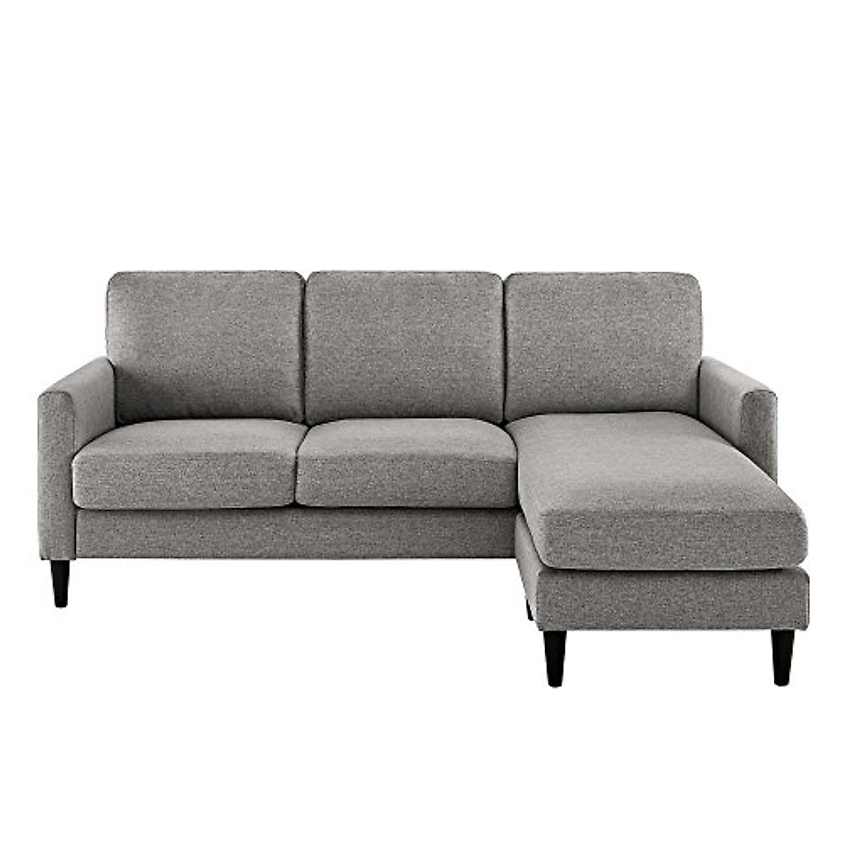 Dorel Living Kaci Sectional Upholster, Gray