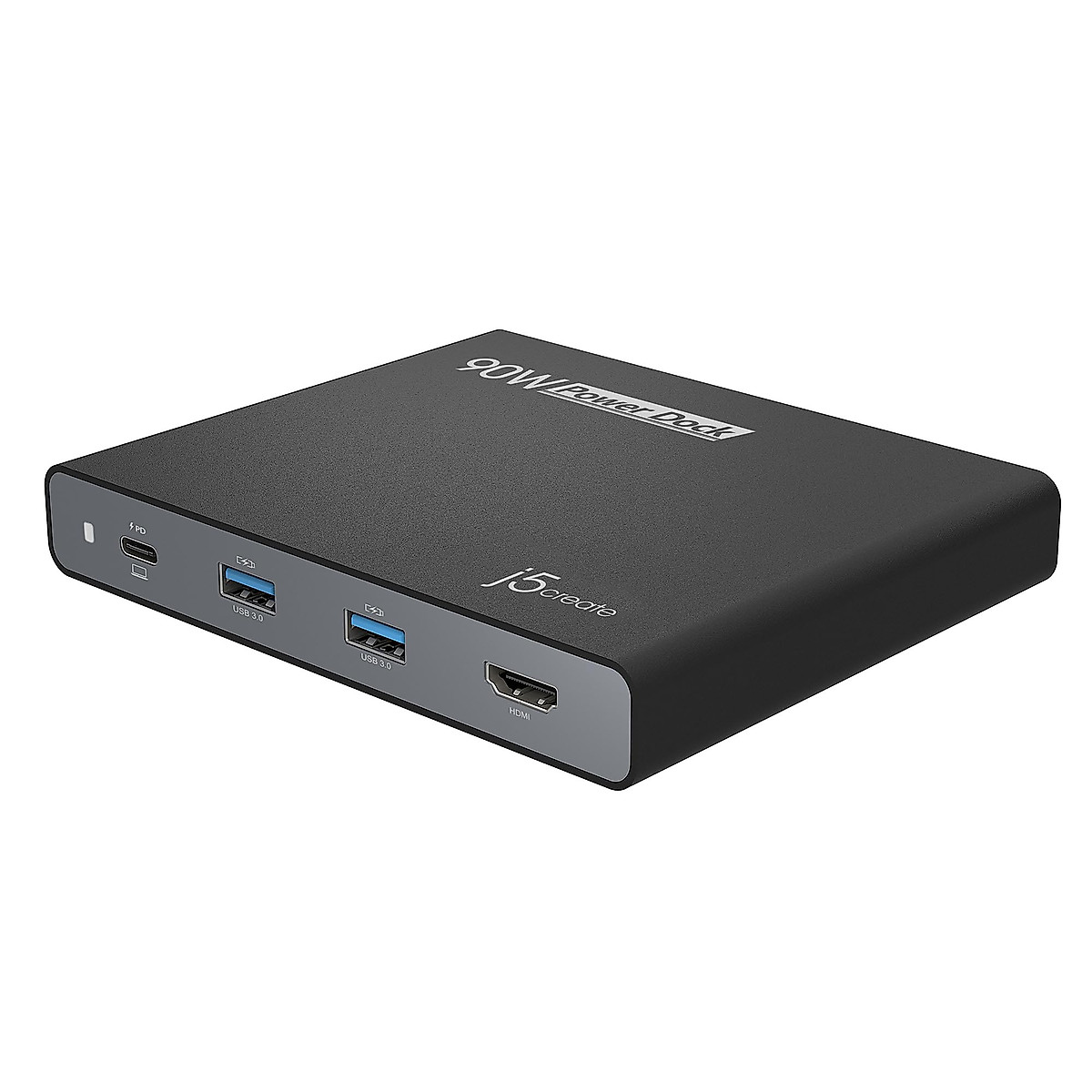 j5create USB-C Travel Dock with PD 65W Power Supply - for Travel or Business Trip - Charging Adapter Hub with 4K HDMI, USB-A x 2 - for MacBook Air/Pro 13, Surface Pro, and USB-C Laptop (JCDP392)