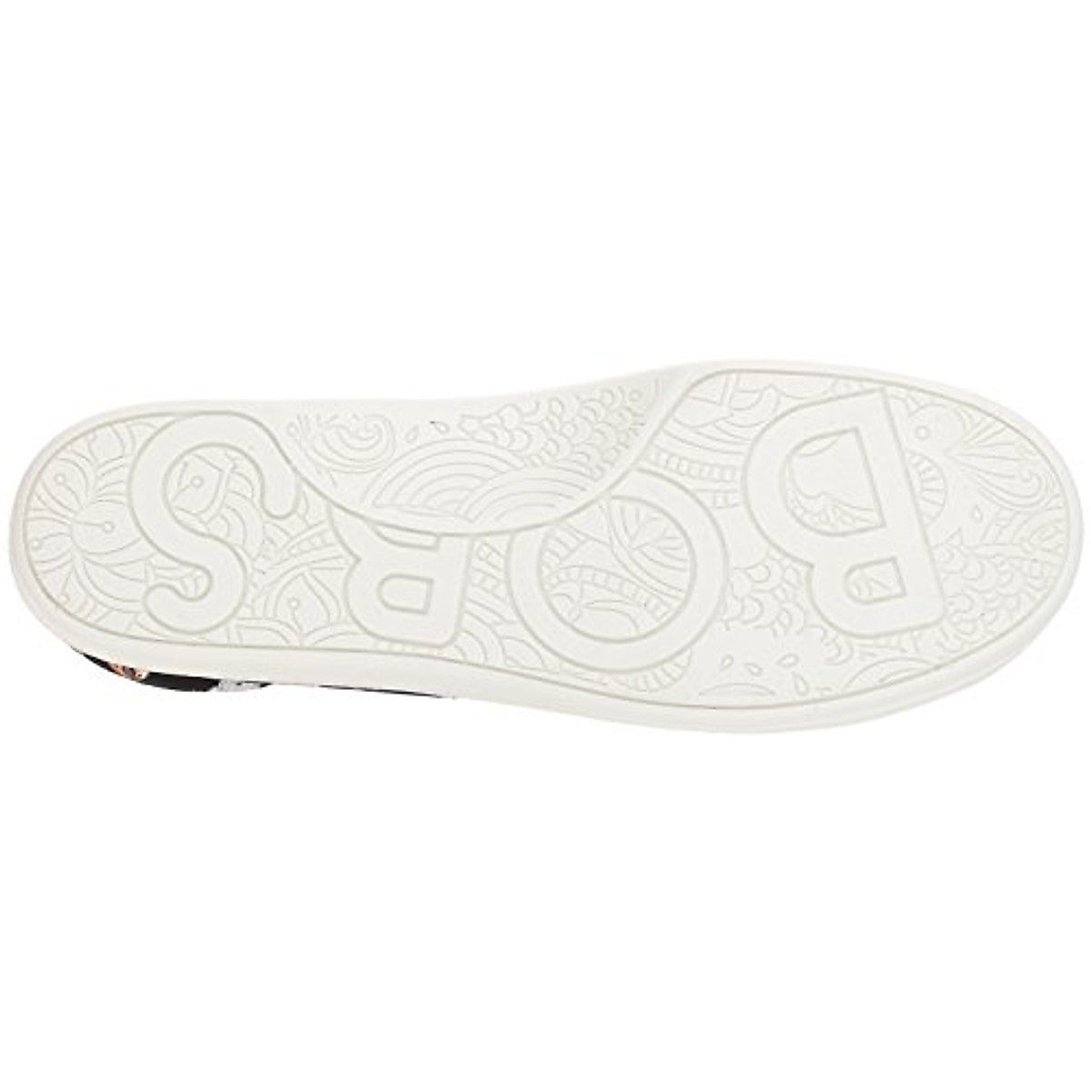 Skechers BOBS Women's Beach Bingo-Dapper Party Sneaker, Black, 7.5 M US