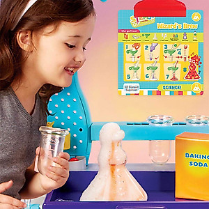 Little Tikes STEM Jr. Wonder Lab Toy with Experiments for kids Multicolor, 28.00 L x 16.00 W x 33.50 H Inches