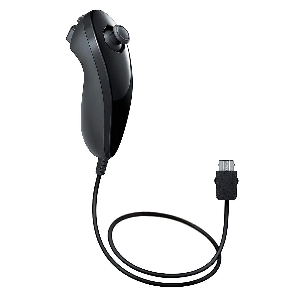 Lyyes Remote Controller for Wii, Wii Remote and Nunchuck Controllers with Silicon Case and Strap for Wii and Wii U (Black)