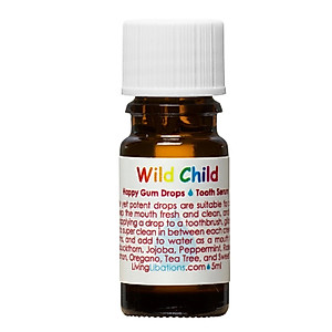 Living Libations - Organic Wild Child Happy Gum Drops | Natural, Plant-Based, Clean Beauty (.17 oz | 5 ml)