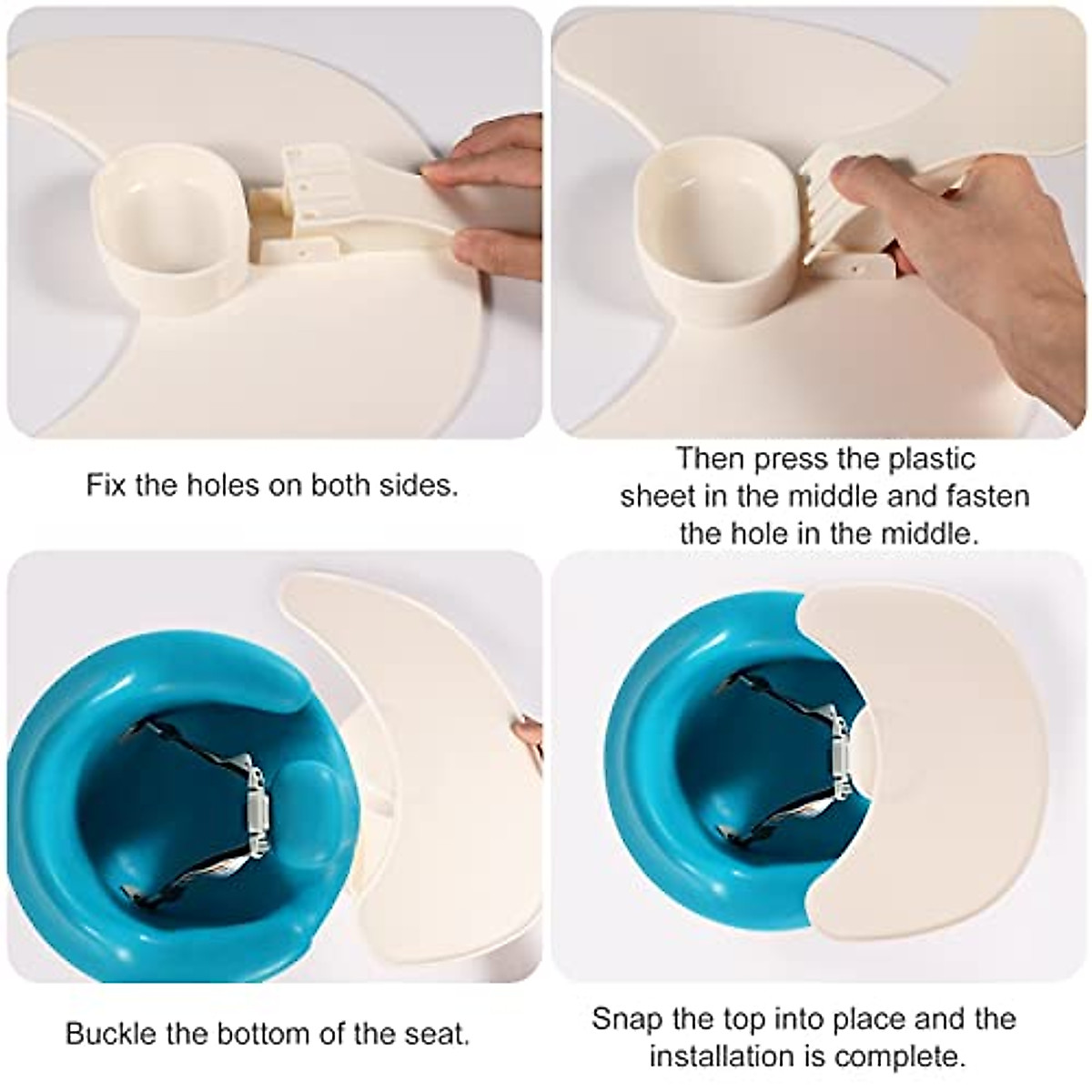 Seat Tray Compatible with Bumbo Seat, Baby Seat Tray for Feeding and Play Easy to Install and Remove Floor Seat Activity Tray Accessory for Bumbo Seat