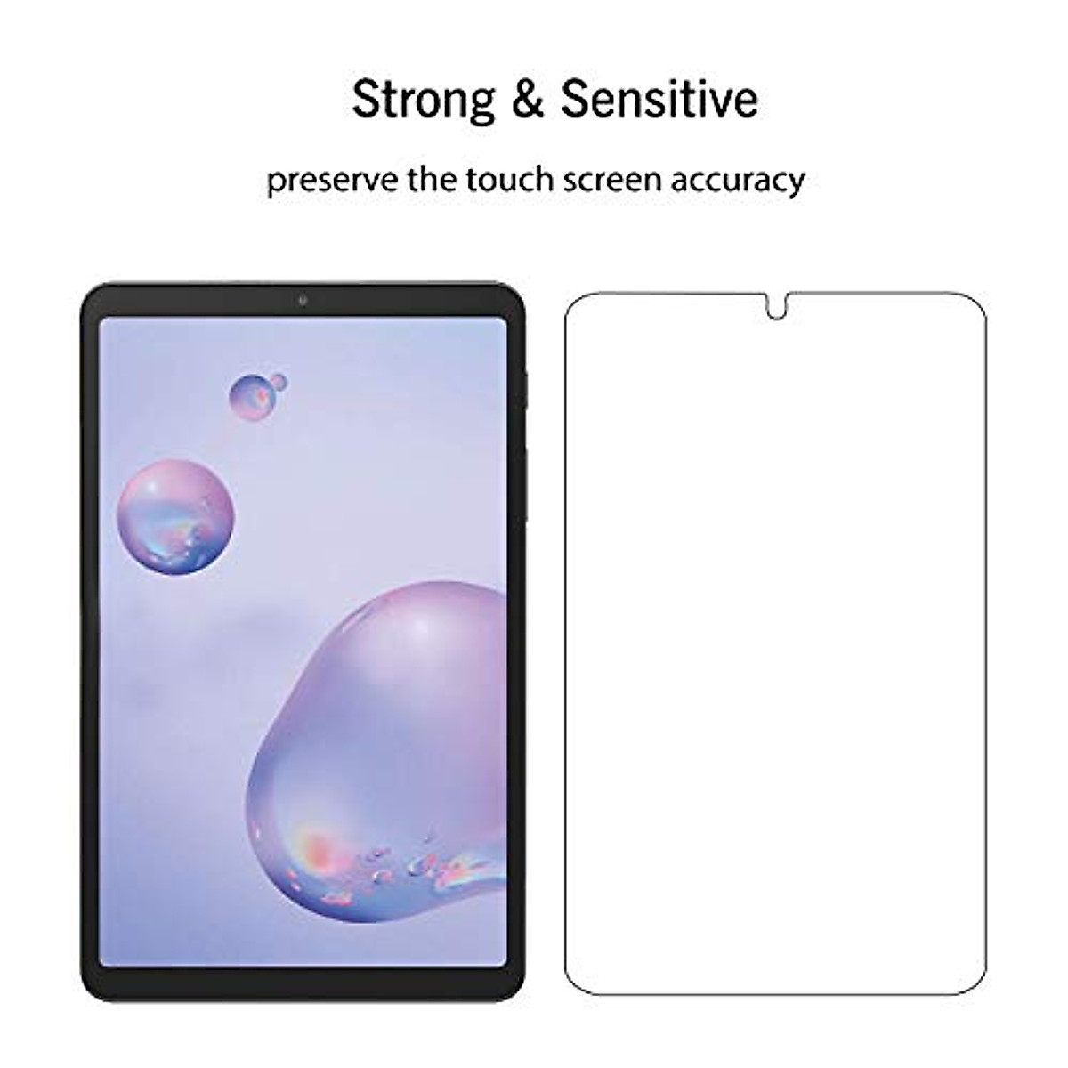 Ailun Screen Protector for Galaxy Tab A 8.4 inch 2020 Release 2Pack Tempered Glass 9H Hardness 2.5D Edge Ultra Clear Anti Scratch Case Friendly