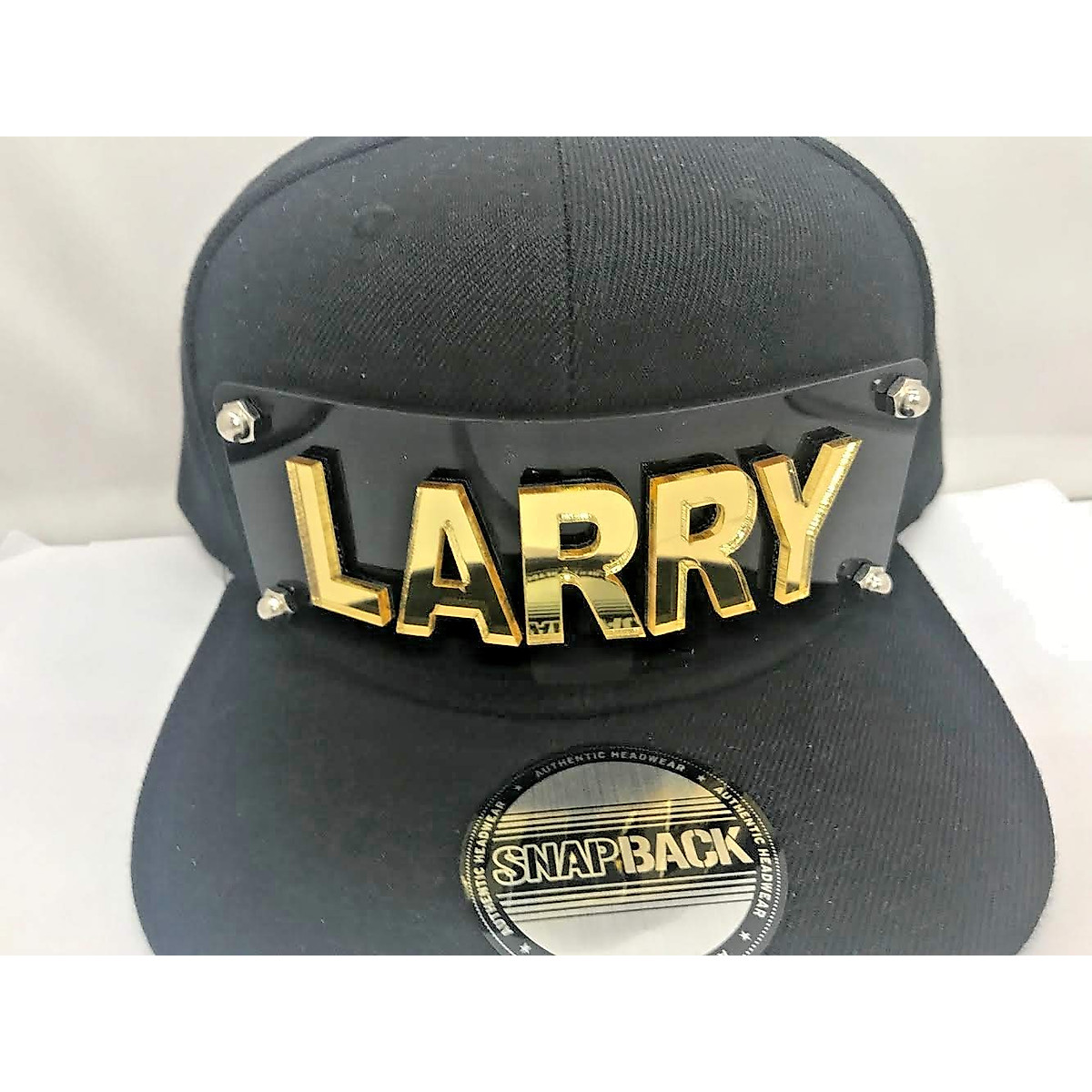 Personalized Custom Snapback Hat Six Panel Flat Bill Snap Back Hat Cap with Laser Cut Graffiti Letters, Custom Made to Order, Comfortable and Unique, Great Gift, an Exclusive Creation