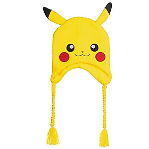 Bioworld Pokemon Pikachu Laplander Cosplay Beanie Cap Hat One Size Licensed New