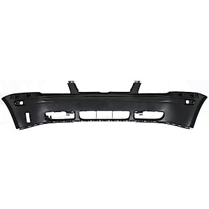 Evan Fischer Front Bumper Cover Compatible with 1999-2005 Volkswagen Jetta Primed with Built-in Molding Sedan/Wagon 4th Gen