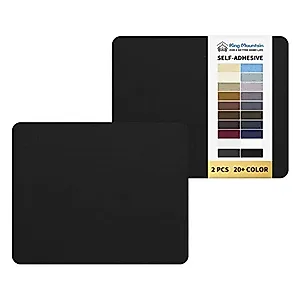 Fabric Repair Patch,9x11 inch 2 PCS of Self-Adhesive Canvas Fabric Patches,Suitable for Repair and Upholstery of Various Fabrics,for Damaged Sofas,Tents,Suitcase,Car Seats.(Black,Waterproof)