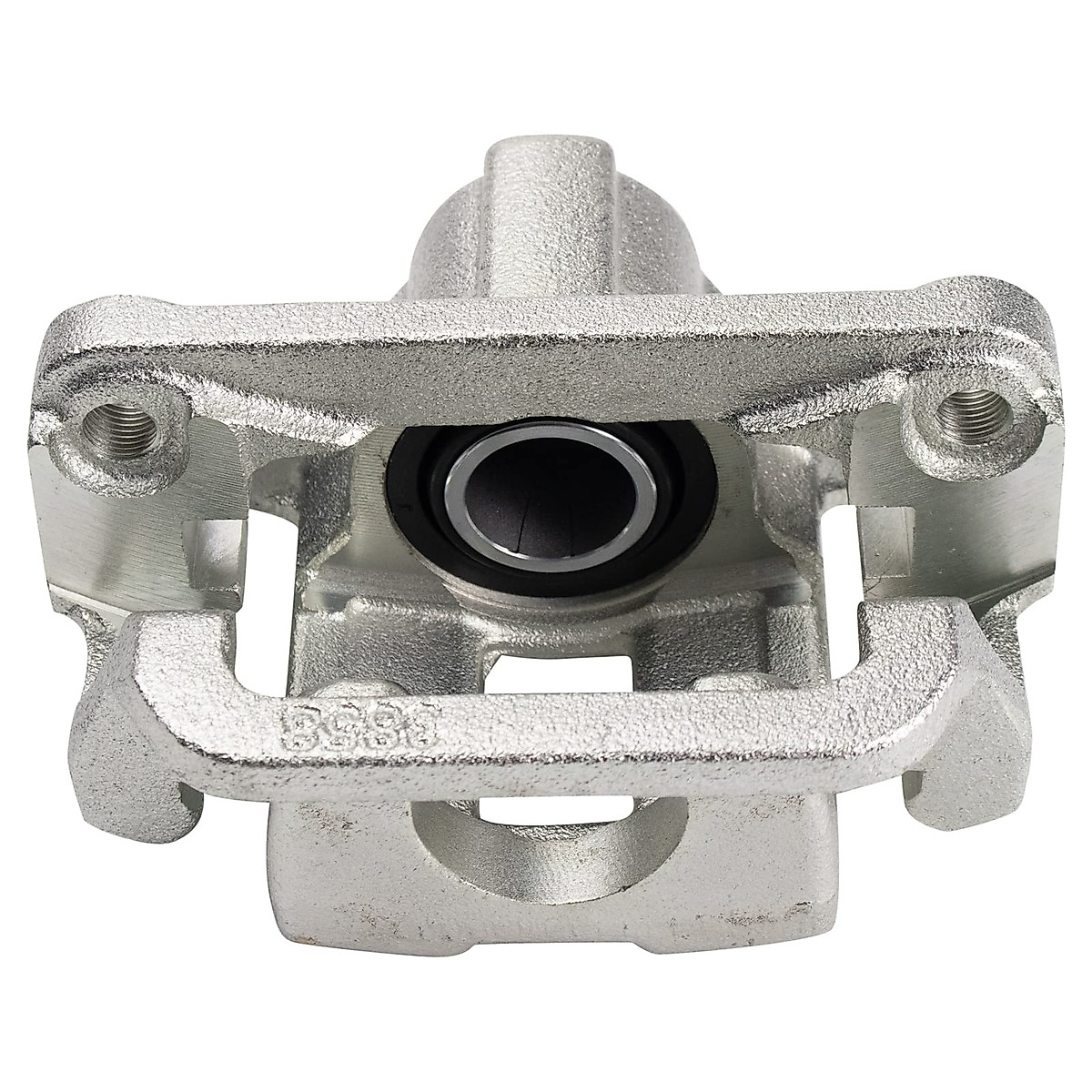 TRQ Rear Performance Brake Pad & Rotor Kit Brake Caliper Brake Pads Brake Rotors Set Ceramic Vented Premium G-Coated Compatible with 2013-2018 Nissan LEAF 2014-2018 Rogue 2017-2019 Rogue Sport