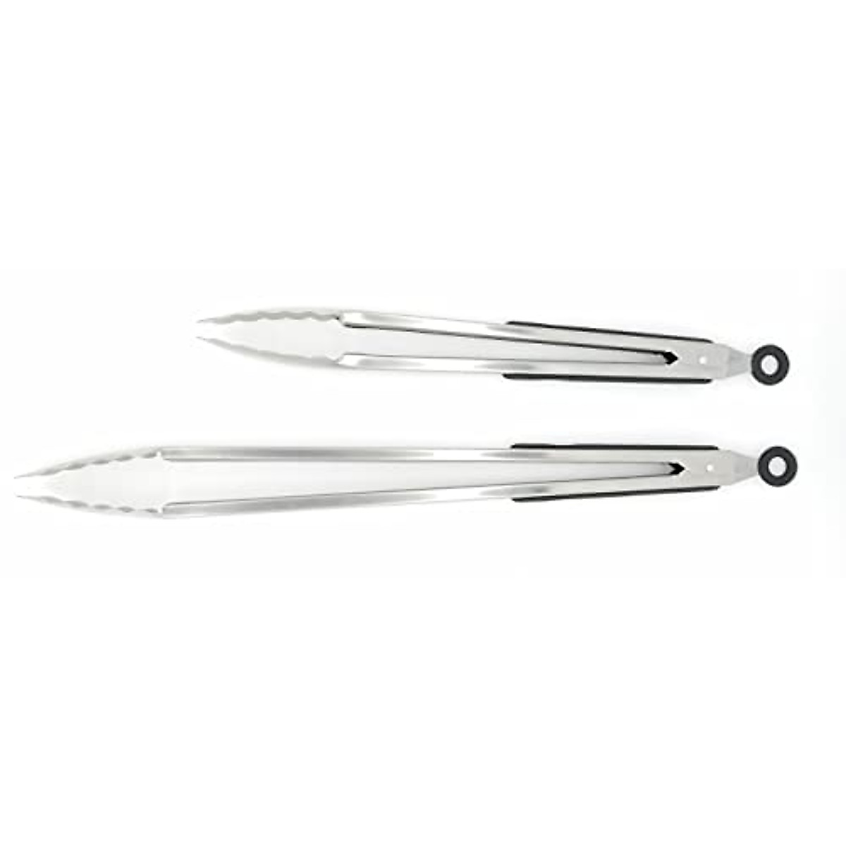 Great American Griller Extra Long-Handled Stainless Steel Tongs for Grilling and Kitchen Use | Strong Grip for Massive Meat, Dishwasher Safe, Metal Tongs Kitchen | Cooking Tongs Set of 2