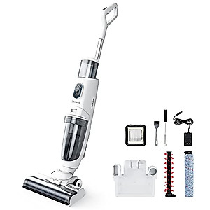 Ecowell WCVP02 Shop Wet Dry Vacuum Cleaner and Mop, 8.6 Pounds, White