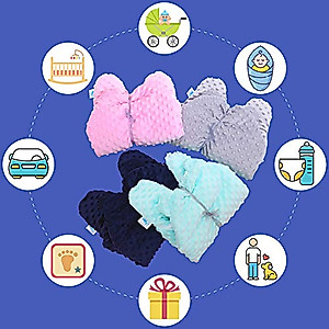 SWEET DOLPHIN Swaddle Blankets Wrap - Soft Thick Fleece Sherpa Minky Baby Sleeping Wraps - Fuzzy Warm Cozy Soft Unisex Receiving Blankets for Boys, Girls, Toddler - Newborn Accessory (Aquamarine)