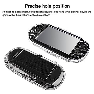Clear Crystal Protective Hard Shell with Fingerprint-Proof for Sony PS Playstation Vita
