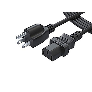 Pwr Amplifier Power Cord, Guitar Amp Power Cable, Compatible with ION Speaker Block Job Rocker Explorer Pathfinder Tailgater Vox Fender Marshall - 3 Prong 6 Ft Cable (Safety UL Listed)