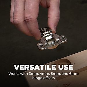 Kreg KHI-HINGE Concealed Hinge Jig - Drill Perfect Holes for Cabinet Hinges & Hardware Installation - Cabinet Door Hinge Tool - Cabinet Hardware Jig