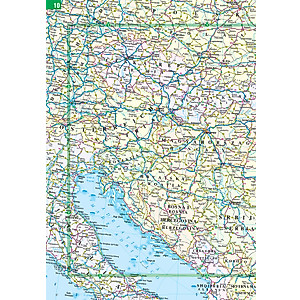 2023 Philip's Big Road Atlas Europe: (A3 Spiral binding)