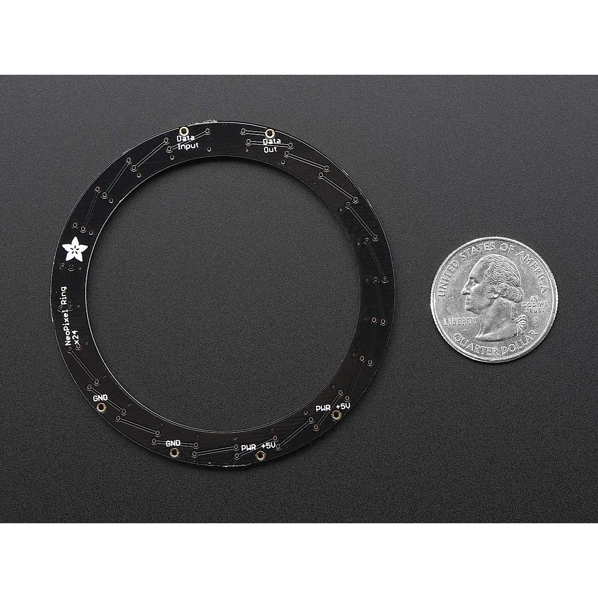 Adafruit Industries NeoPixel Ring - 24 x 5050 RGBW LEDs w/Integrated Drivers - Natural White - ~4500K