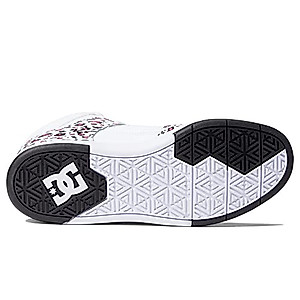 DC Cure High Top Women's Skate Shoes Sneaker Black/Leopard 7 B - Medium