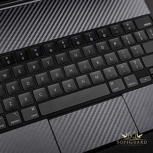 SopiGuard Skin for iPad Pro Magic Keyboard 11" (iPad Pro A2228) Precision Edge-to-Edge Vinyl Sticker Top, Keyboard, and Rear Panel (Leather Textured)