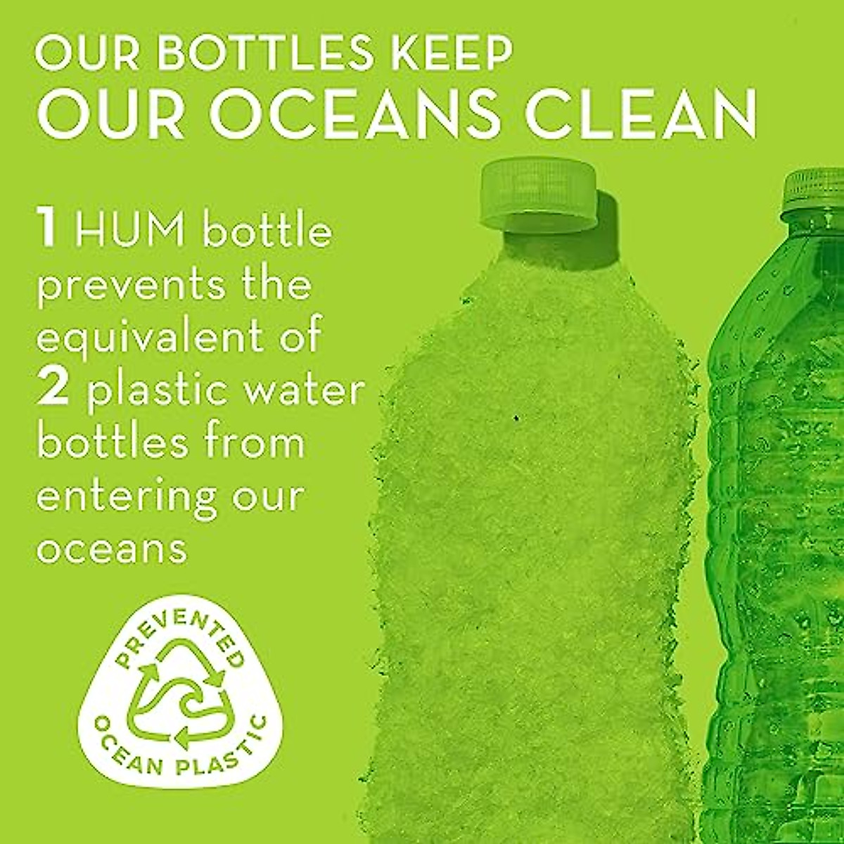 HUM Flatter Me Supplement for Daily Bloating - 18 Full Spectrum Digestive Enzymes to Support Food Breakdown - Ginger, Fennel Seed & Peppermint for Nutrient Absorption (Extra Strength)