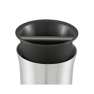 Breville Knock Box (BCB100 Silver) and Lavazza Super Crema Whole Bean Coffee Blend (2.2 lbs)