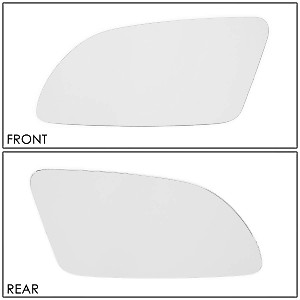 DNA MOTORING SMP-024-L Factory OE Style Left/Driver Side Door Rear View Mirror Glass Lens [Compatible with 82-92 Camaro / 84-96 Corvette / 86-87 El Camino / 84-88 Fiero / 82-92 Firebird]