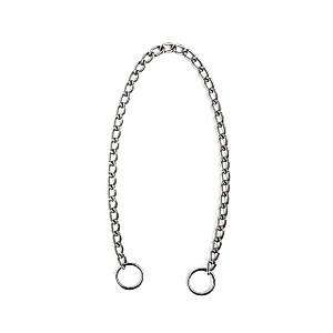 Mighty Paw Chain Slip Collar - Cinch Dog Accessory - Choke Chain Design - Premium Quality Gunmetal Slip Chain - Dog Training Chain Collar - Metal Dog Chain - Dog Choke Collar for All Dog Breeds