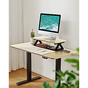 Totnz Electric Standing Desk Height Adjustable Table, Ergonomic Home Office Furniture