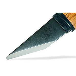 Kiridashi Craft Pocket Knife Japanese Steel Blade Wooden Handle with Sheath for Left-handed