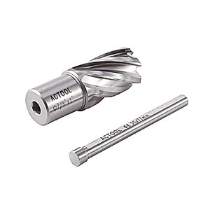 ACTOOL 7/8" Diameter × 1" Depth of Cut HSS ANNULAR Cutter with 3/4'' Weldon Shank