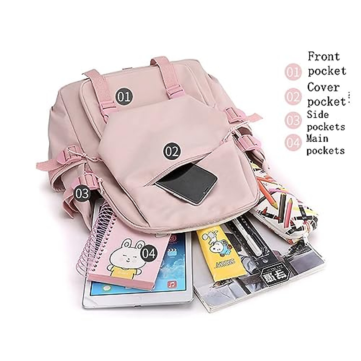 FROIBHATG NASA backpack，astronaut，Large capacity backpack, men and women, vintage，black