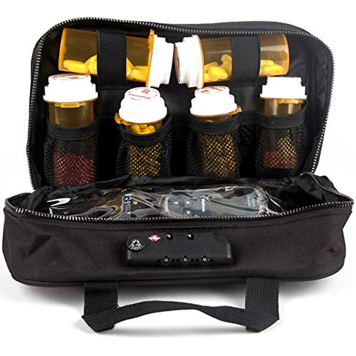 Medicine RX Safe Medication Travel Bag Logo