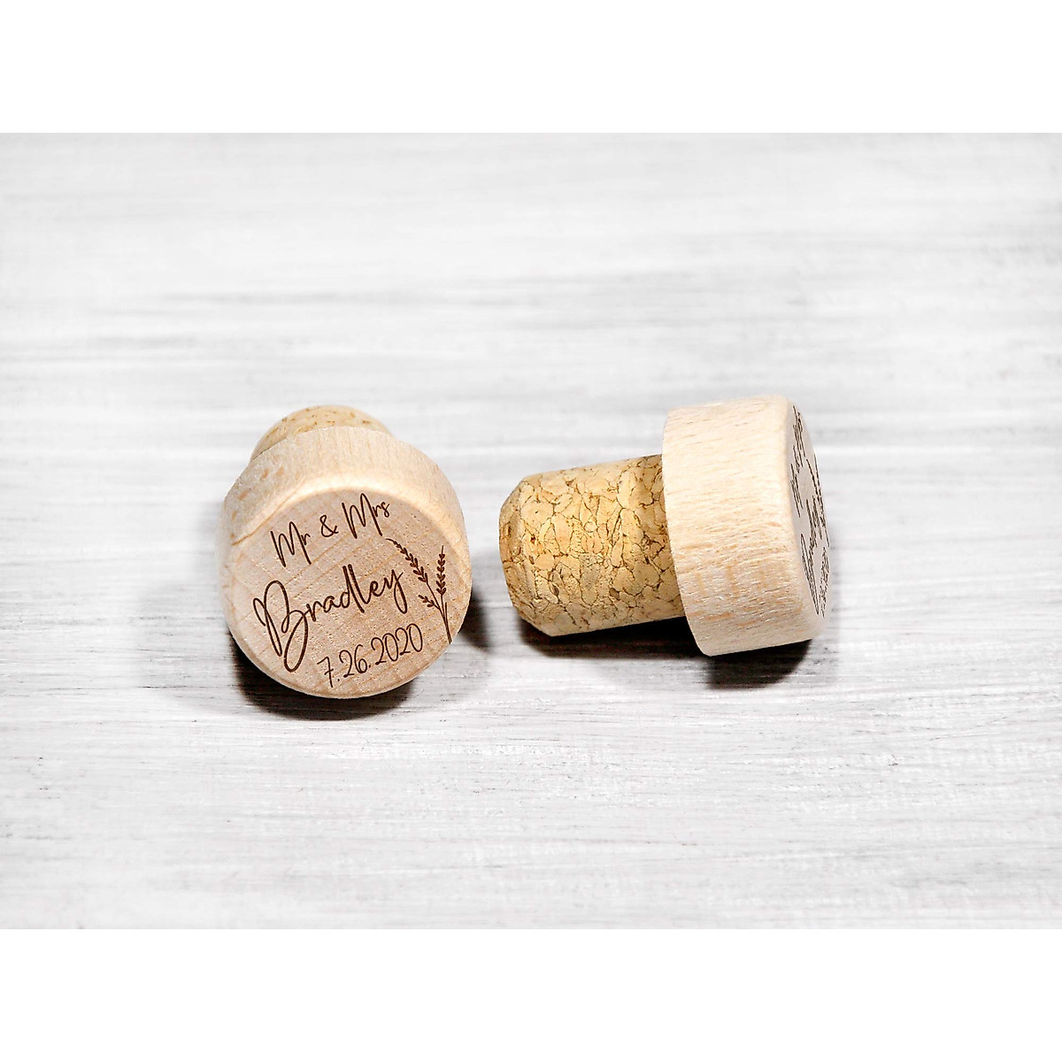 Custom Wine Stopper Personalized Party Favors Etched Wine Corks Housewarming Gift for Couple Engraved Wine Bottle Toppers Keepsake Gift Wine Gifts Personalized Wedding Gift Wine Stoppers Bulk