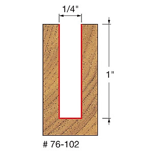 Freud 76-102: 1/4" (Dia.) Down Spiral Bit