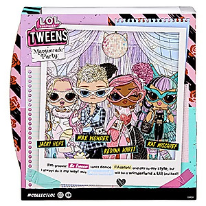 L.O.L. Surprise! Tweens Masquerade Party Regina Hartt Fashion Doll with 20 Surprises Including Accessories & 2 Pink Outfits, Holiday Toy Playset, Great Gift for Kids Girls Boys Ages 4 5 6+ Years Old