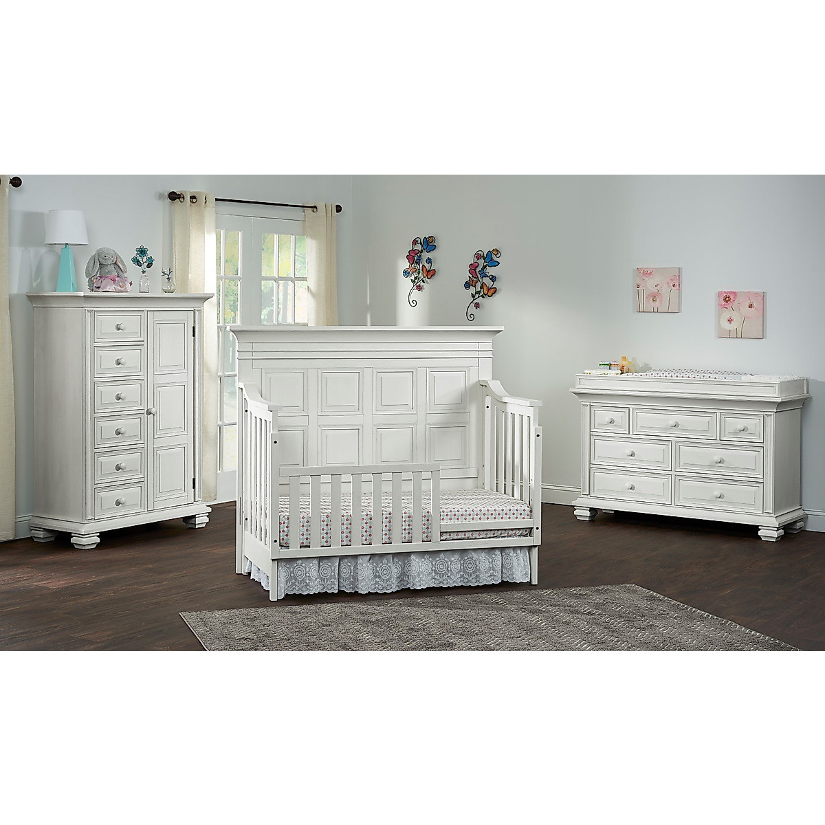 Oxford Baby New Haven Guard Rail, Oyster White