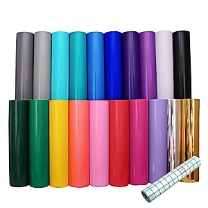 Deco65 10 Roll Bundle 10yr Permanent Craft Film 12 inch by 5 Foot Each roll (10 Roll Bundle)