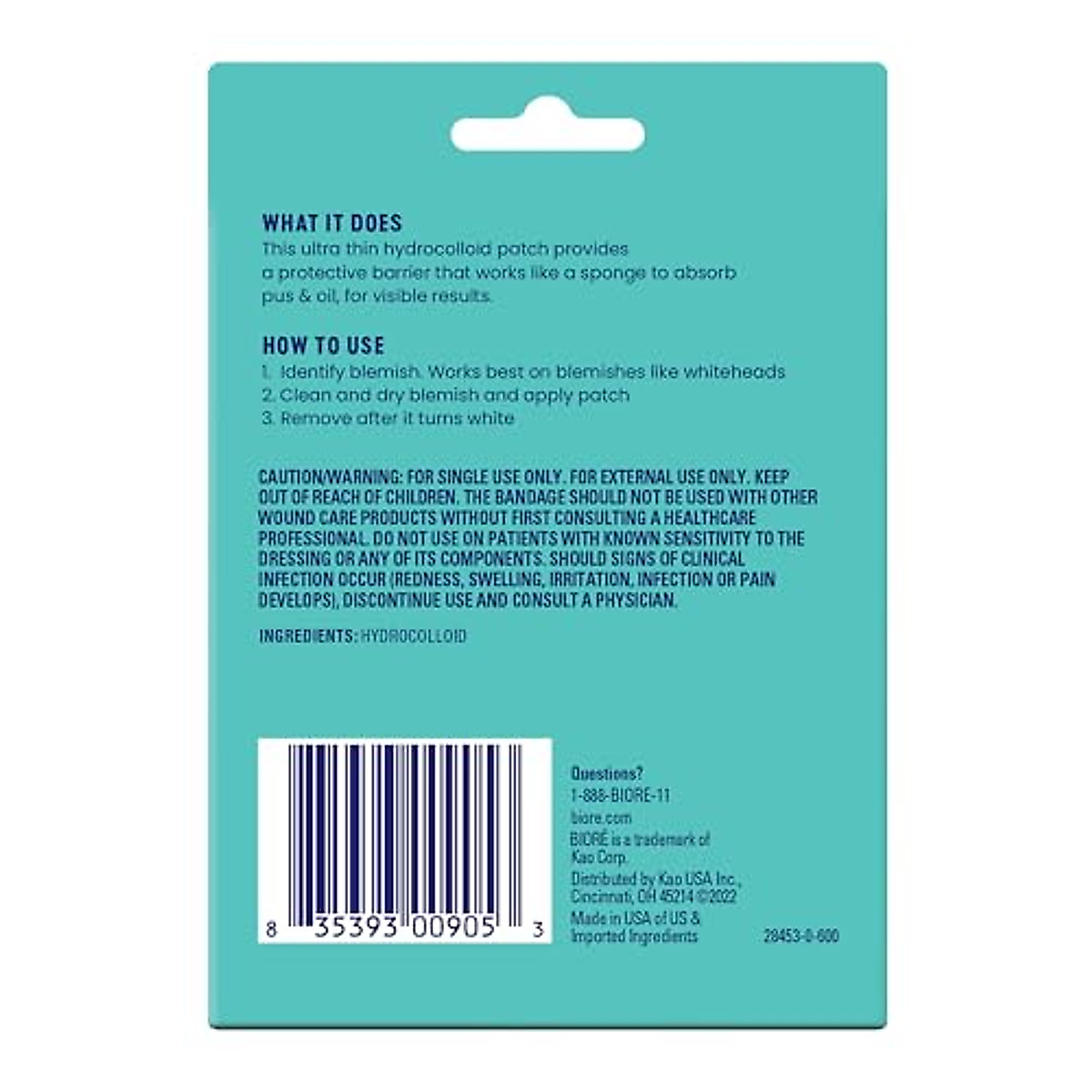 Bioré Pimple Patches, Cover & Conquer Blemish Patch, Medical Grade Ultra-Thin Hydrocolloid for Covering Zits and Blemishes, HSA/FSA Approved, 30 count