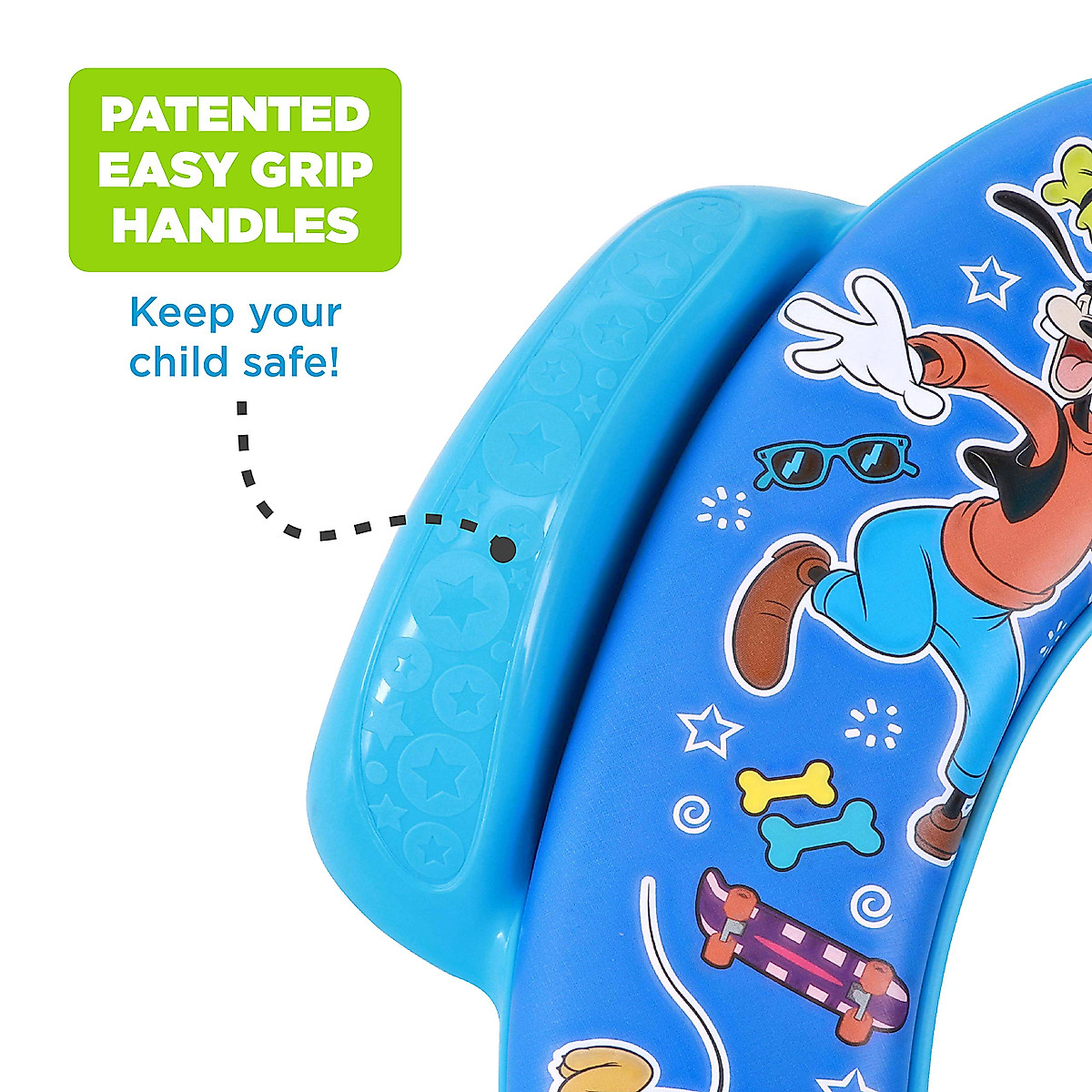 Disney Mickey Mouse "Pals at Play" Soft Potty Seat and Potty Training Seat - Soft Cushion, Baby Potty Training, Safe, Easy to Clean