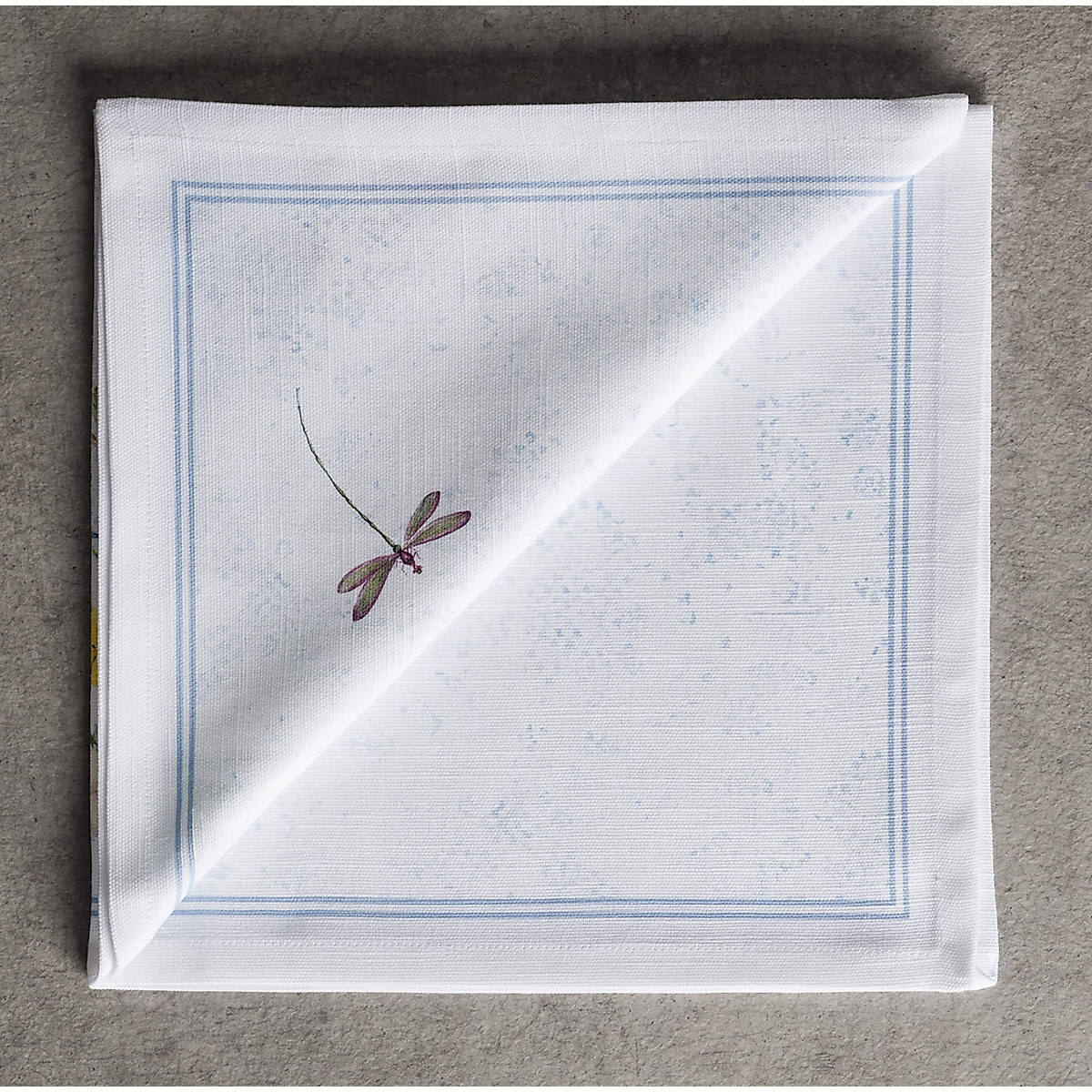 Maison d' Hermine Napkin 100% Cotton 20Inch x 20Inch Set of 4 Decorative Washable Cloth Napkins Table Napkin, Dining, Kitchen, Parties & Camping, Fleurs De Mai - Spring/Summer